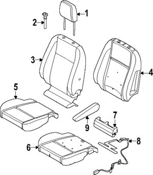 LK4Z-99644A23-CA - Armrest 2022-2024 Ford E-Transit | AutoNation Parts