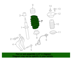 31658915 - Coil Spring - 2017-2020 Volvo | Volvo OEM Parts Direct
