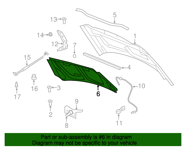2007-2017 Jeep Patriot Insulation 5116436AE | TascaParts.com