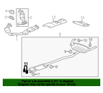 2010-2016 Cadillac SRX Exhaust Gasket 20952540 GM | GMPartsDirect.com