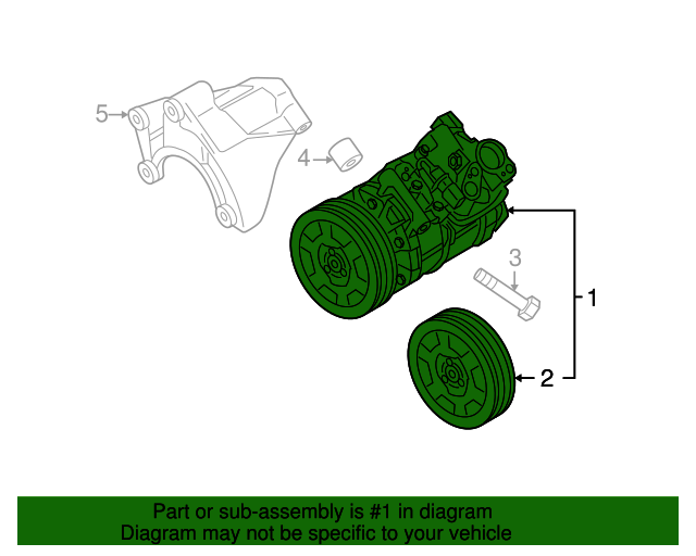 4F0-260-805-AF - A/C Compressor 2005-2011 Audi | AutoNationParts.com