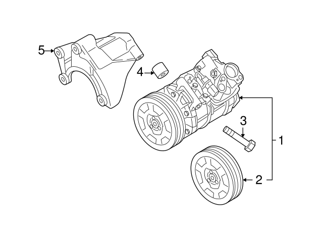 4F0-260-805-AF - A/C Compressor 2005-2011 Audi | AutoNationParts.com