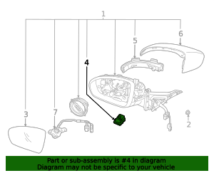 87614-F6010 - Puddle Lamp 2020 Kia Cadenza | Kia.Parts Store