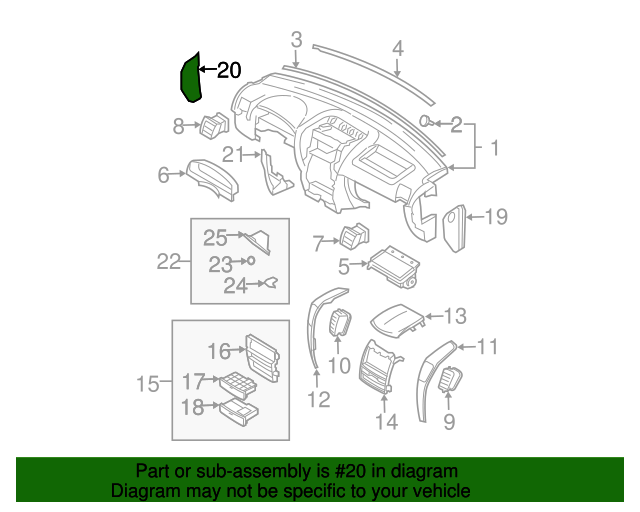 2007-2009 Kia Sorento Side Panel 84730-3E000FC | OEM Parts Online