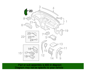 2007-2009 Kia Sorento Side Panel 84730-3E000FC | OEM Parts Online