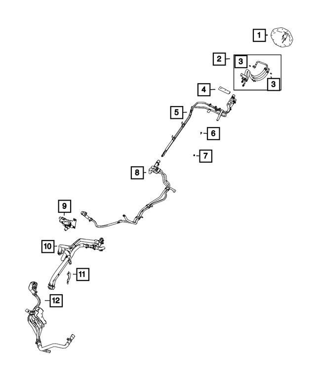 68423682AA - Rear Seat Back 40% Frame - 2017-2020 Mopar | Mopar America
