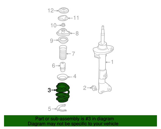 218-321-28-04 - Coil Spring 2012-2013 Mercedes-Benz | AutoNationParts.com