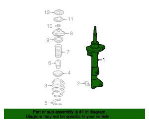 218-323-27-00 - Suspension Strut 2012-2014 Mercedes-Benz CLS 63 AMG ...
