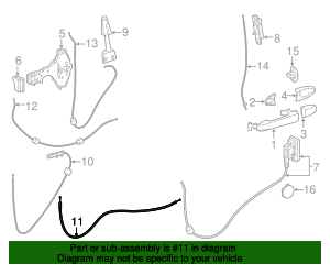 906-760-09-40 - Latch Rods 2010-2018 Mercedes-Benz | Mercedes-Benz USA ...
