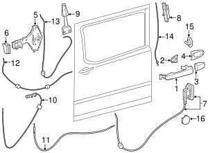 2010-2018 Mercedes-Benz Handle, Outside 906-760-01-70 | Shop MB Parts