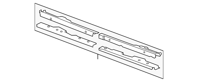 2016-2024 Chevrolet Camaro Rear Floor Panel Front Reinforcement ...