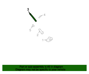 2003-2024 GM Spare Wheel Hoist Shaft 84365929 GM | GMPartsDirect.com