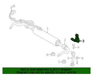 33-55-6-885-789 - Suspension Stabilizer Bar Bracket 2018-2024 BMW ...