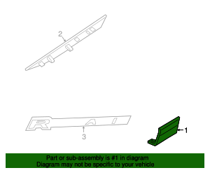 Genuine OEM Lower Molding Part# LR123093 Fits 2018-2023 Land Rover ...
