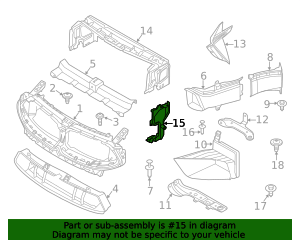Genuine BMW 51-74-8-079-938 | Lower Duct | FREE Shipping on Most Orders ...