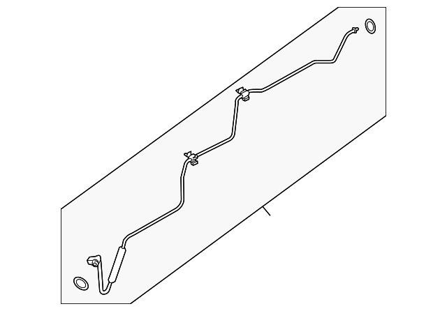 2020-2022 Ford Mustang | AC Tube | KR3Z-19835-B | Walls' Ford Parts