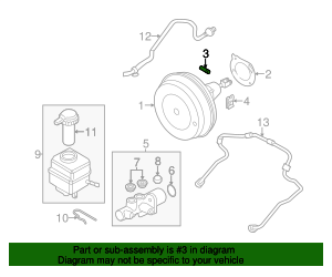 34336772928 - 2010-2021 BMW Booster Pin (34-33-6-772-928) | BMW of ...