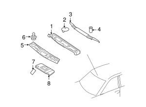 209-693-07-91-9116 - Upper Trim 2004-2009 Mercedes-Benz | Mercedes-Benz ...