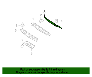 209-693-07-91-1270 - Roof Opening Trim 2004-2009 Mercedes-Benz ...