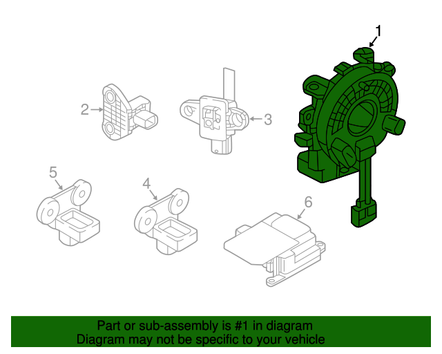 25554-5CA1A - Clock Spring 2019-2024 Nissan | Nissan Parts ...