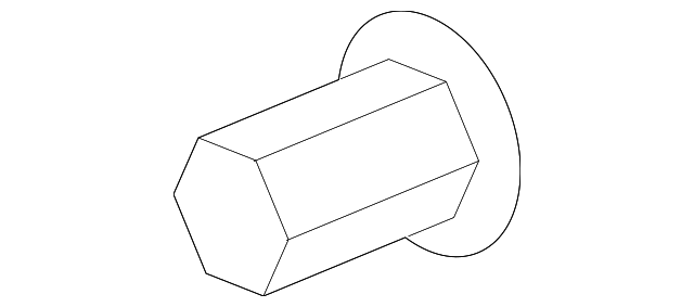 1994-2023 Toyota Cowl Trim Clip 90467-06158-C0 | Toyota Parts