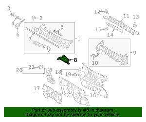 2019-2024 Toyota Splash Shield 55752-0R020 | OEM Parts Online
