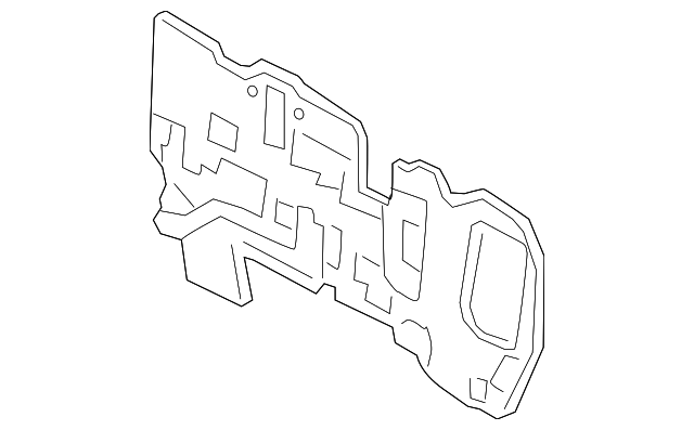 Toyota - 55223-0R100 - Front Insulator - 2020-2024 Toyota | Nucar ...