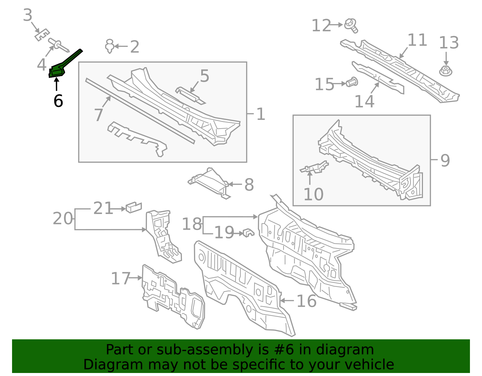 Genuine Toyota Side Seal part# 53866-0R052 for 2019-2024 Toyota ...