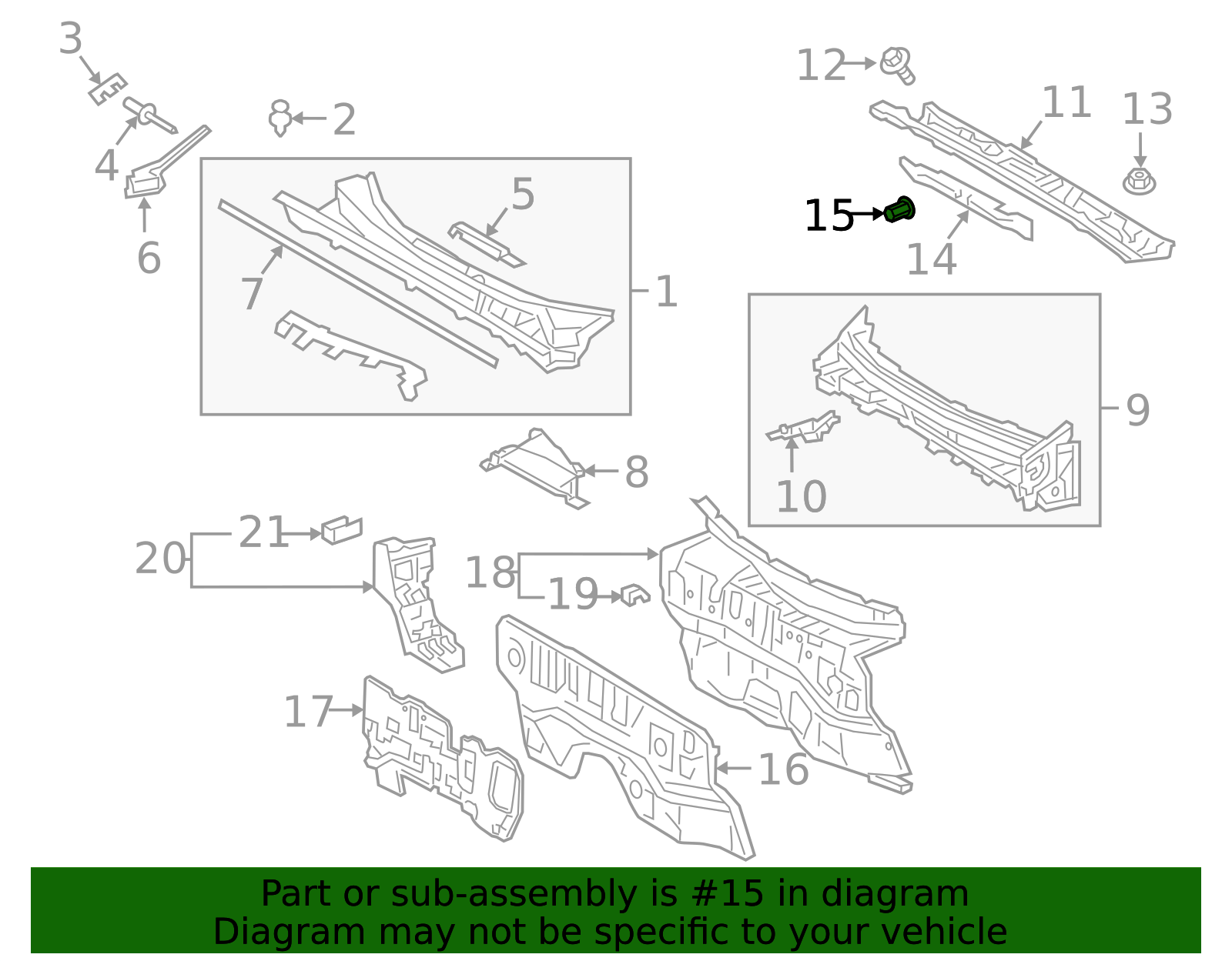 2002-2025 Toyota Rear Insulator Clip 90467-06197 | Toyota Parts Center