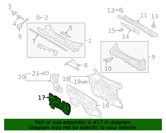 2019 Toyota RAV4 Front Insulator 55223-0R040 | Toyota Parts Center