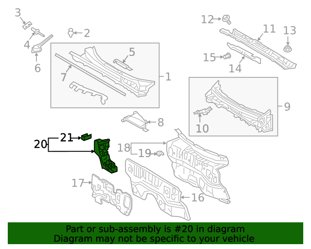 55242-0R010 - Sound Absorber - 2019-2024 Toyota | OEM Genuine Toyota Parts