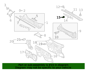 2002-2024 Toyota Rear Insulator Clip 90467-06197 | OEM Parts Quick
