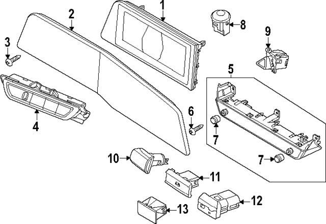 93790-AT000 - Hazard Switch 2023-2024 Kia | Kia.Parts Store