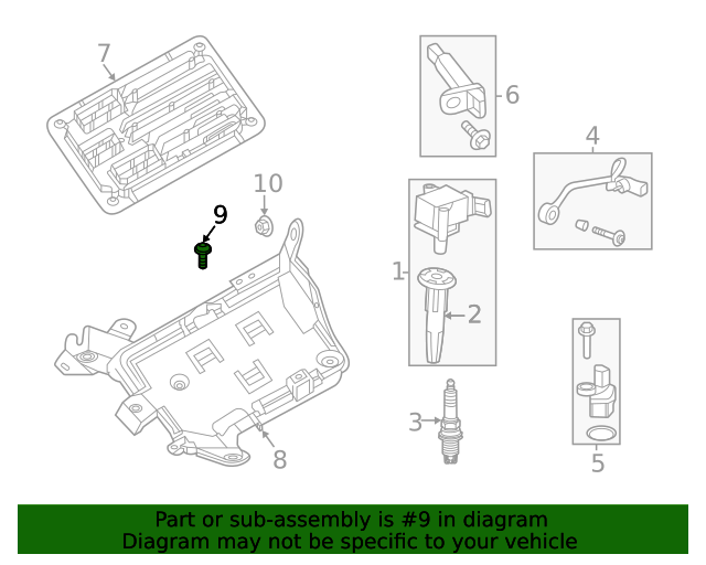 2021-2024 GM M4.2x1.41x25 Multi Purpose Bolt 11602875 GM ...