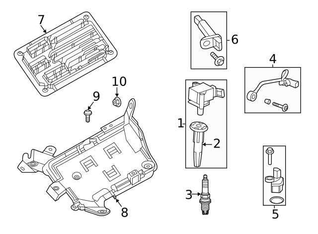 84743868 - Engine Control Module Bracket 2020-2023 Cadillac CT5 ...