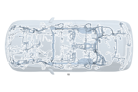 Frame Floor System Main Wiring Harness for 2024 Mercedes-Benz GLC 300 ...