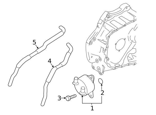 33493-WB003 - Trans Cooler - 2017-2020 Toyota | OEM Genuine Toyota Parts