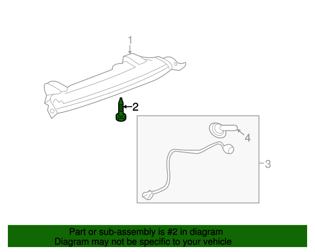 1994-2017 GM M4.2x1.41x20 Multi-Purpose Bolt 11609406 GM ...