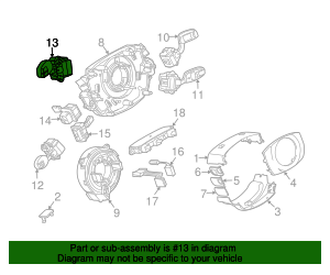 OEM BMW Turn Signal Switch For 2002-2005 BMW - Part# 61-31-6-911-516 ...