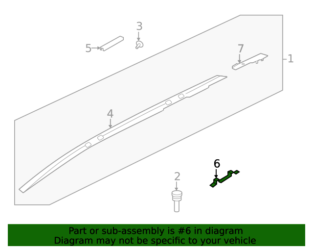 738A0-6RA0A - Mount Bracket 2021-2024 Nissan Rogue | Nissan Parts ...