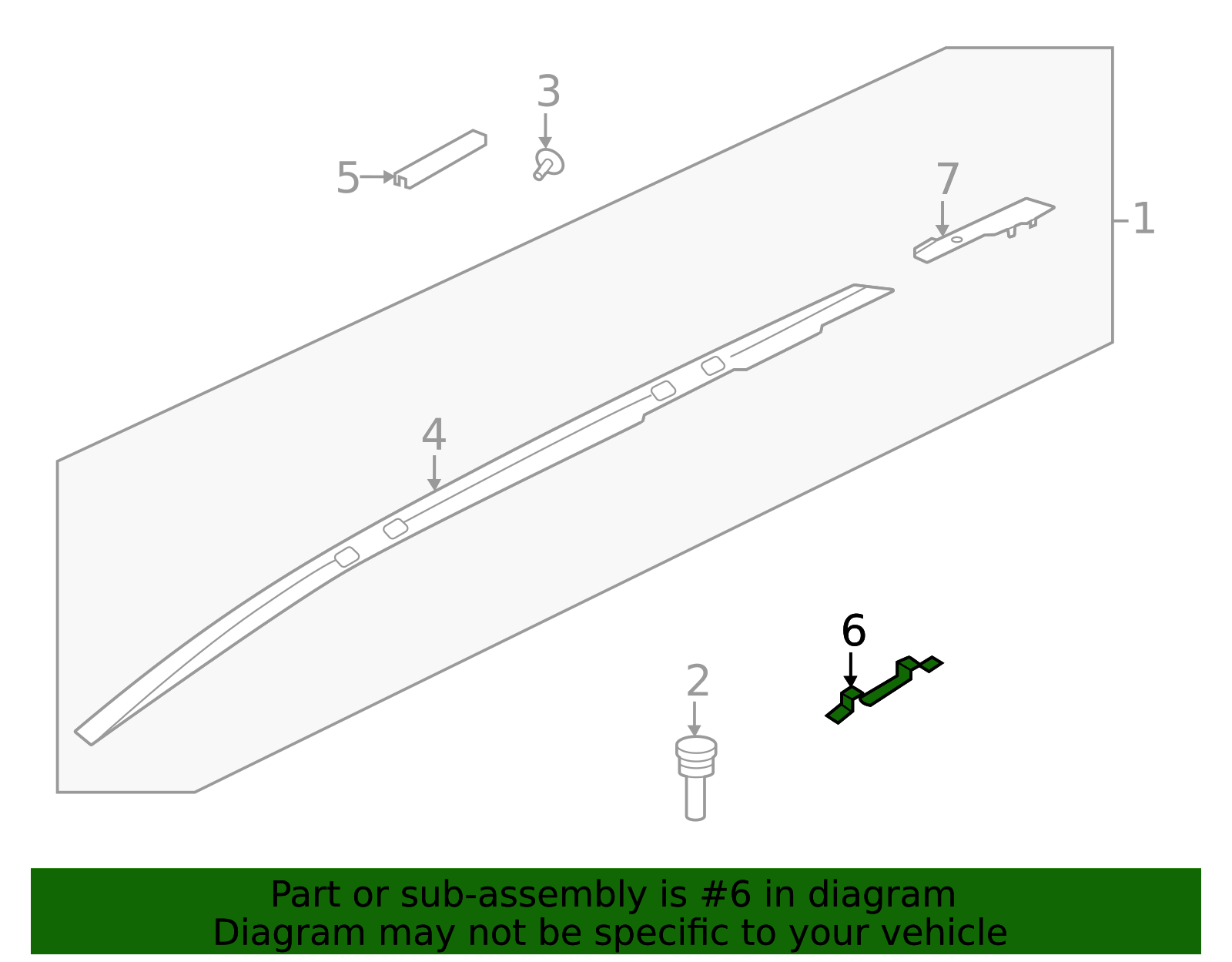 2021-2025 Nissan Rogue Mount Bracket 738A0-6RA0A | Team Nissan Inc.