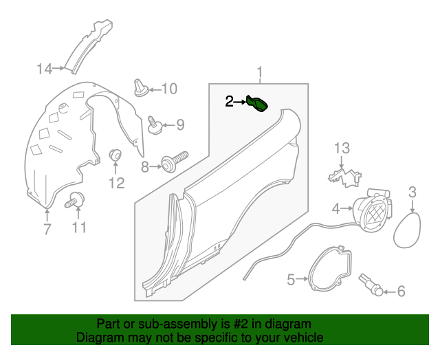 2017-2019 Land Rover Range Rover Evoque Water Drain Panel LR087746 ...