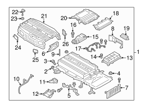 2013-2020 Ford Drive Motor Battery Pack Control Module Wiring Harness ...