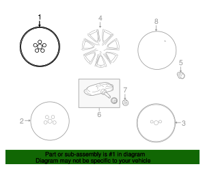 2008-2009 Lexus LS600h Wheel, Alloy 42611-50560 | OEM Parts Online