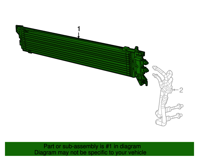 2019-2020 Jeep Renegade Trans Cooler 68285108AA | TascaParts.com