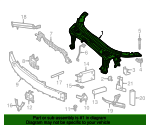 205-620-18-02 - Upper Tie Bar 2017-2023 Mercedes-Benz | Mercedes-Benz ...