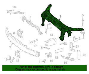 205-620-18-02 - Upper Tie Bar 2017-2021 Mercedes-Benz | Mercedes-Benz ...
