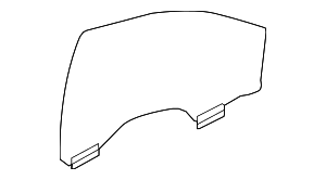 84955048 - Front Passenger Side Door Window 2019-2025 Chevrolet Blazer ...