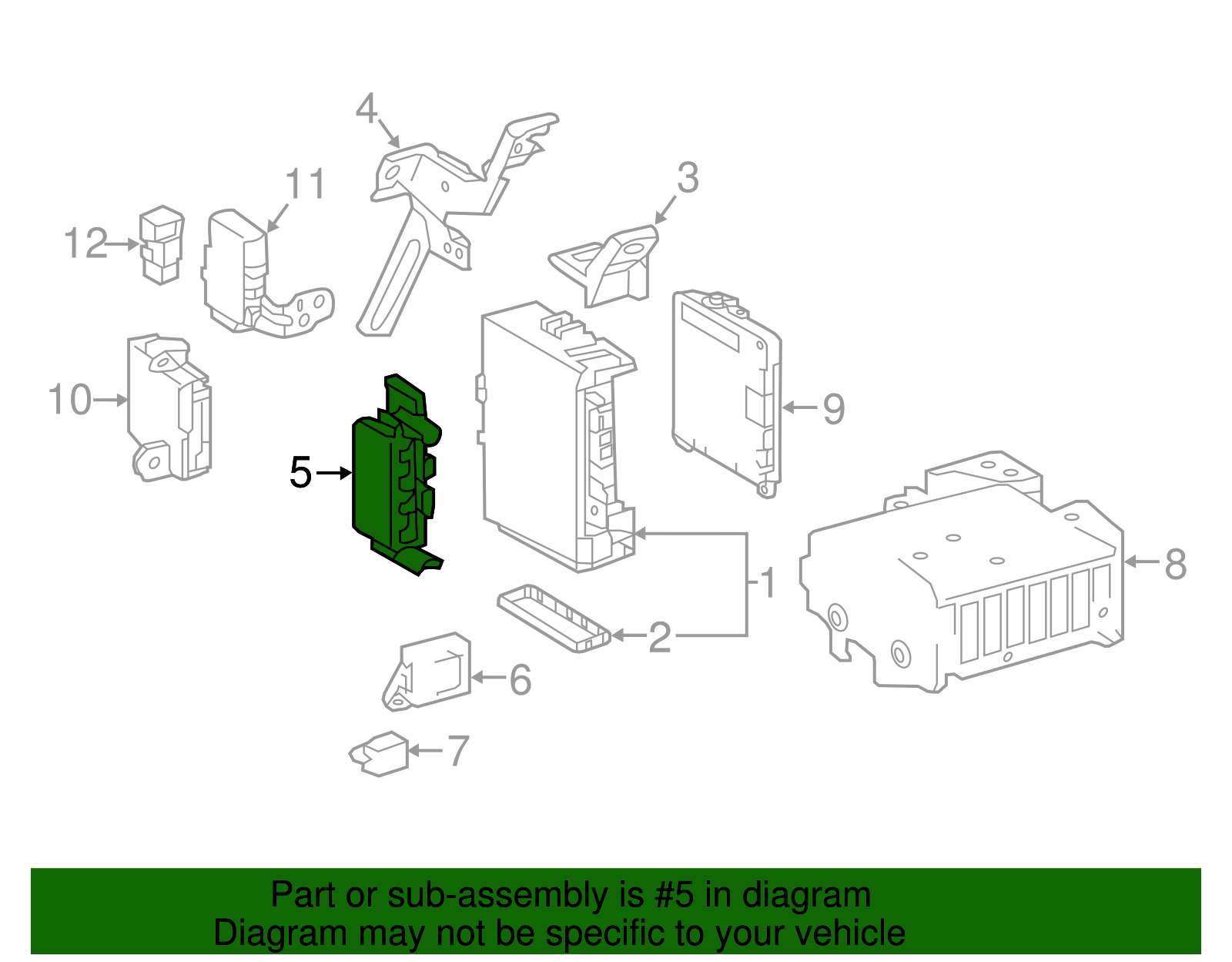 Genuine Toyota Relay Box part# 82660-04020 for 2016-2023 Toyota Tacoma ...