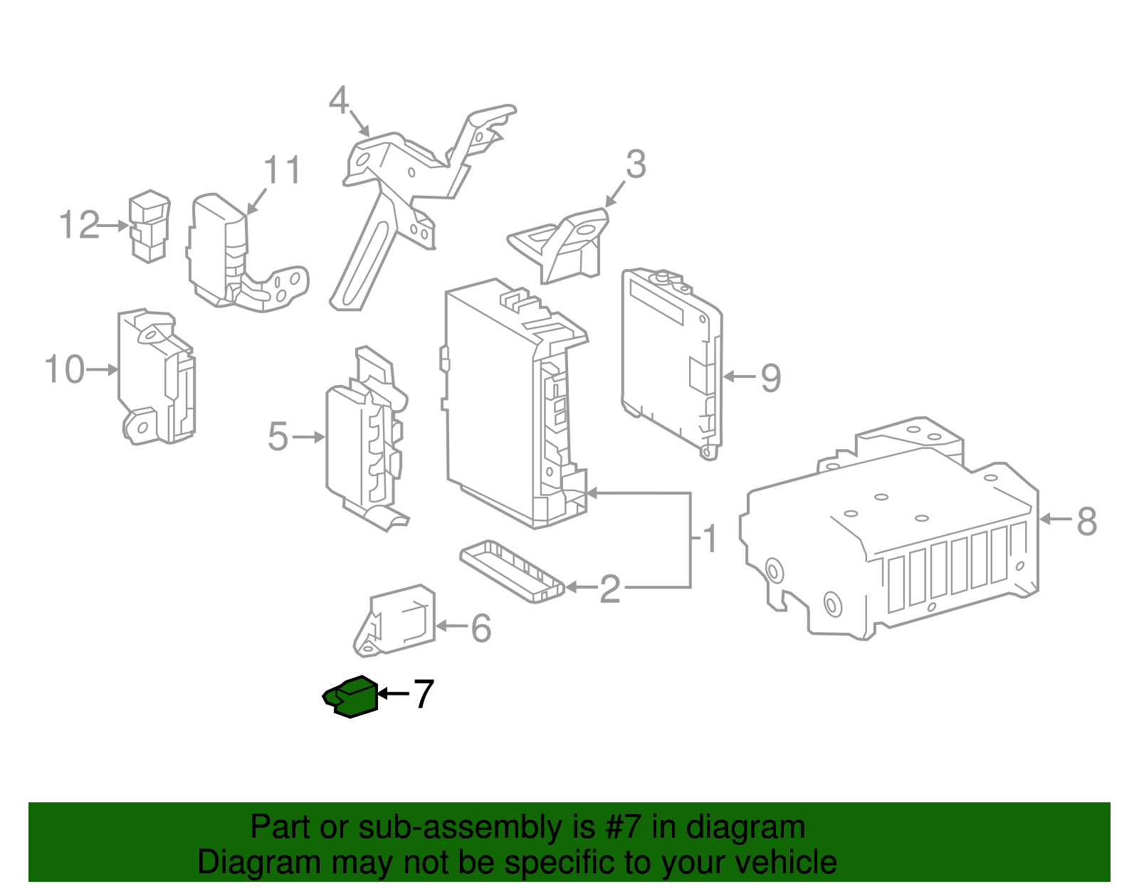 1997-2025 Toyota Genuine Toyota Bed Lamp AC Fuel Pump Relay (use ...